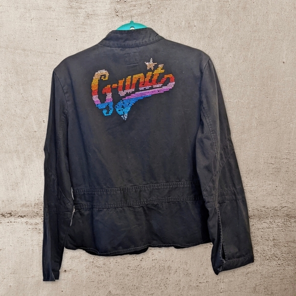 G-Unit | Jackets & Coats | Gently Used Y2k Gunit Co Black Metallic ...